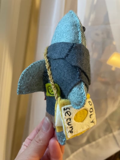 Handmade Felt Shark Collection Character Dolls, Zalogarts Felt Art Cute ...