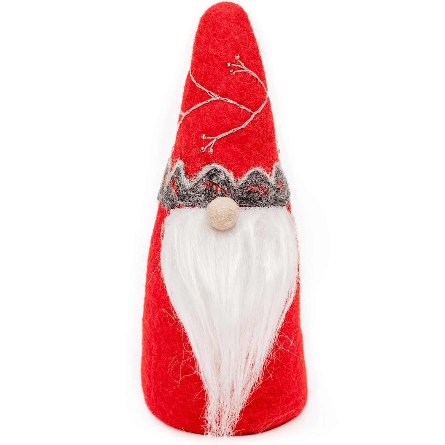 Handmade Felted Wool Gnome Christmas Tree Topper Collection - Heirloom ...