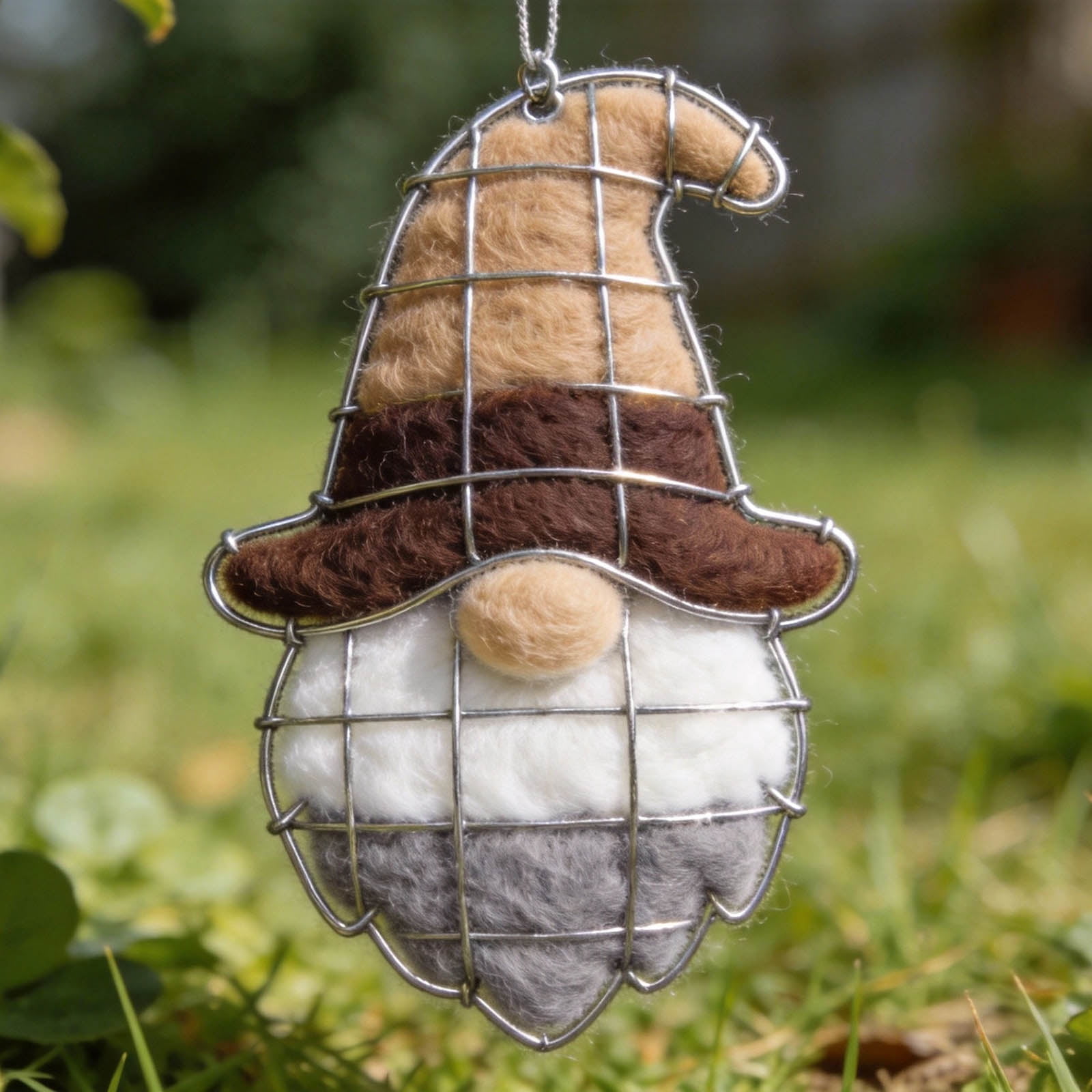 Handmade Fiber Bird Nesting Gnome, Birds Nests Material Holder ...