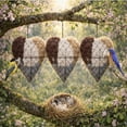 Handmade Fiber Bird Nesting Heart, Birds Nests Material Holder ...