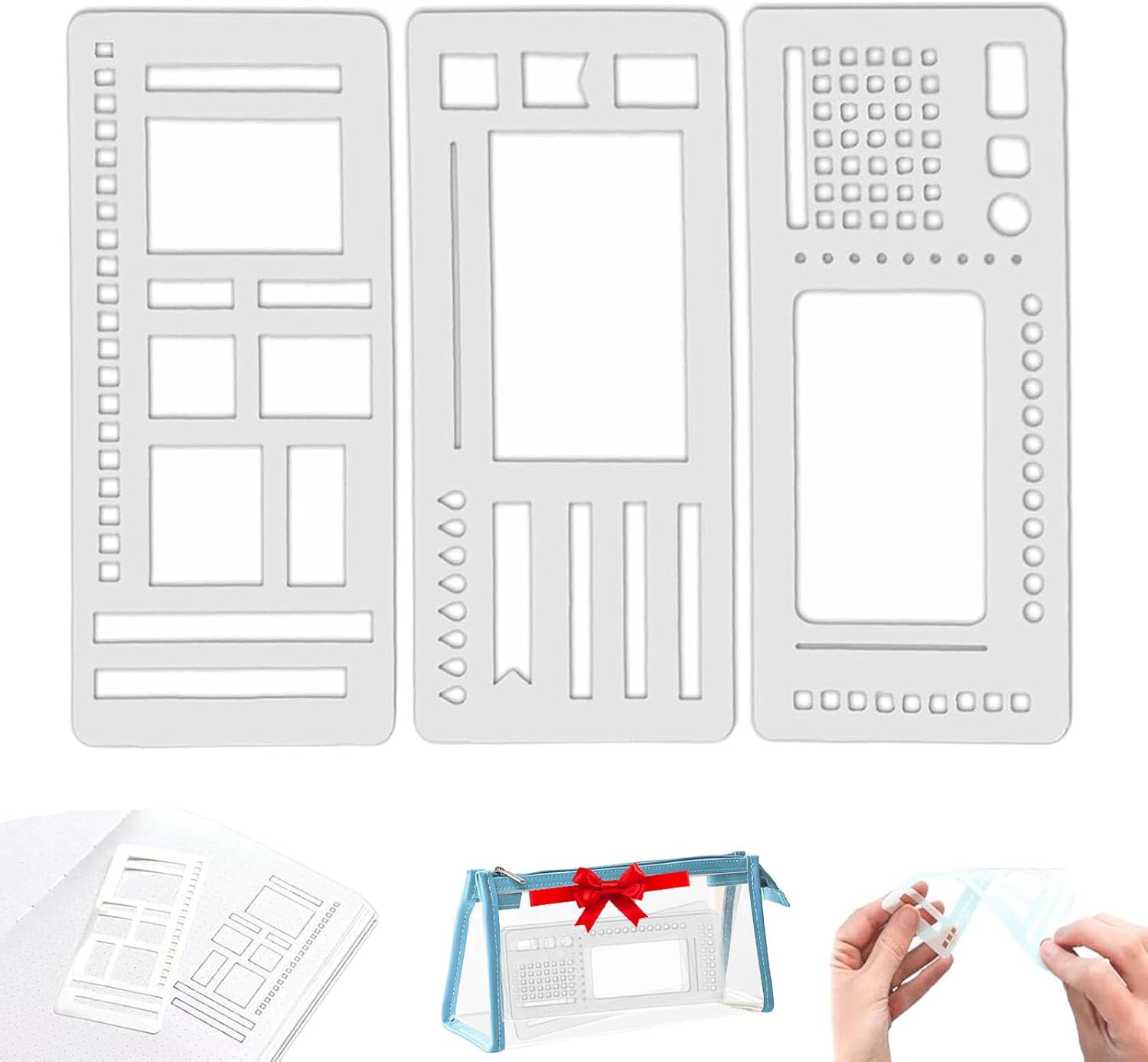 Handmade Flexible Record Template, Calendar Stencils for Planners ...