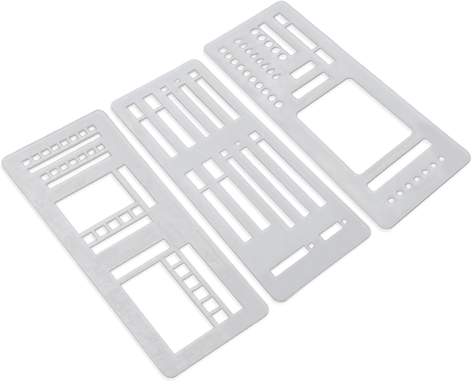 Handmade Flexible Record Template, Planner Stencil Set for Dot Grid ...