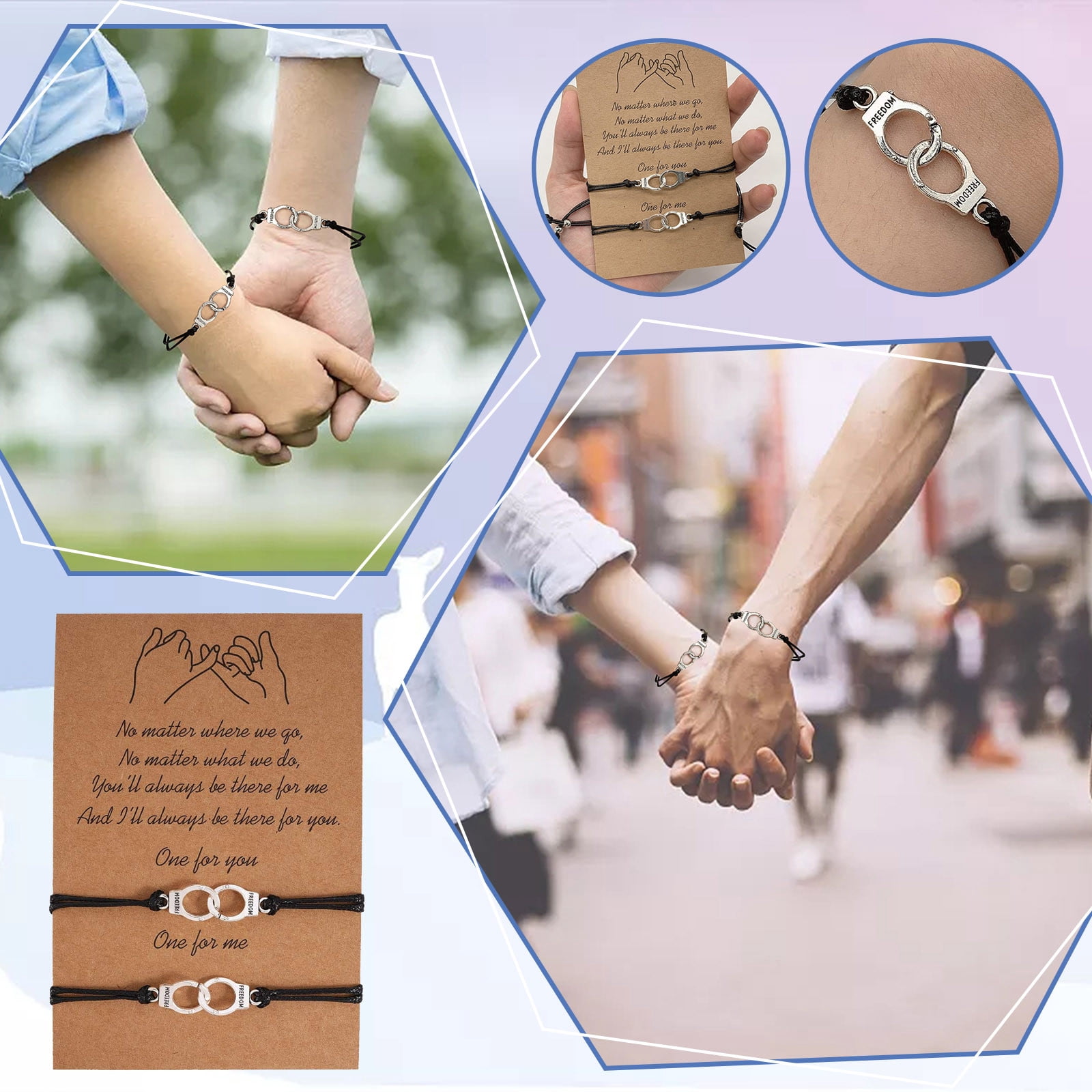 Handmade Friendship Pairing Bracelet Friend Couple Family Teenage ...