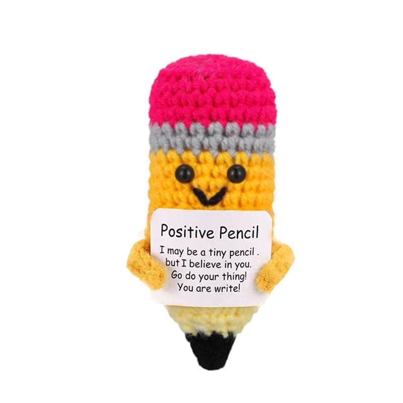 Handmade Funny Crochet Grad Gift, Crochet Pencils for Students, Teacher ...