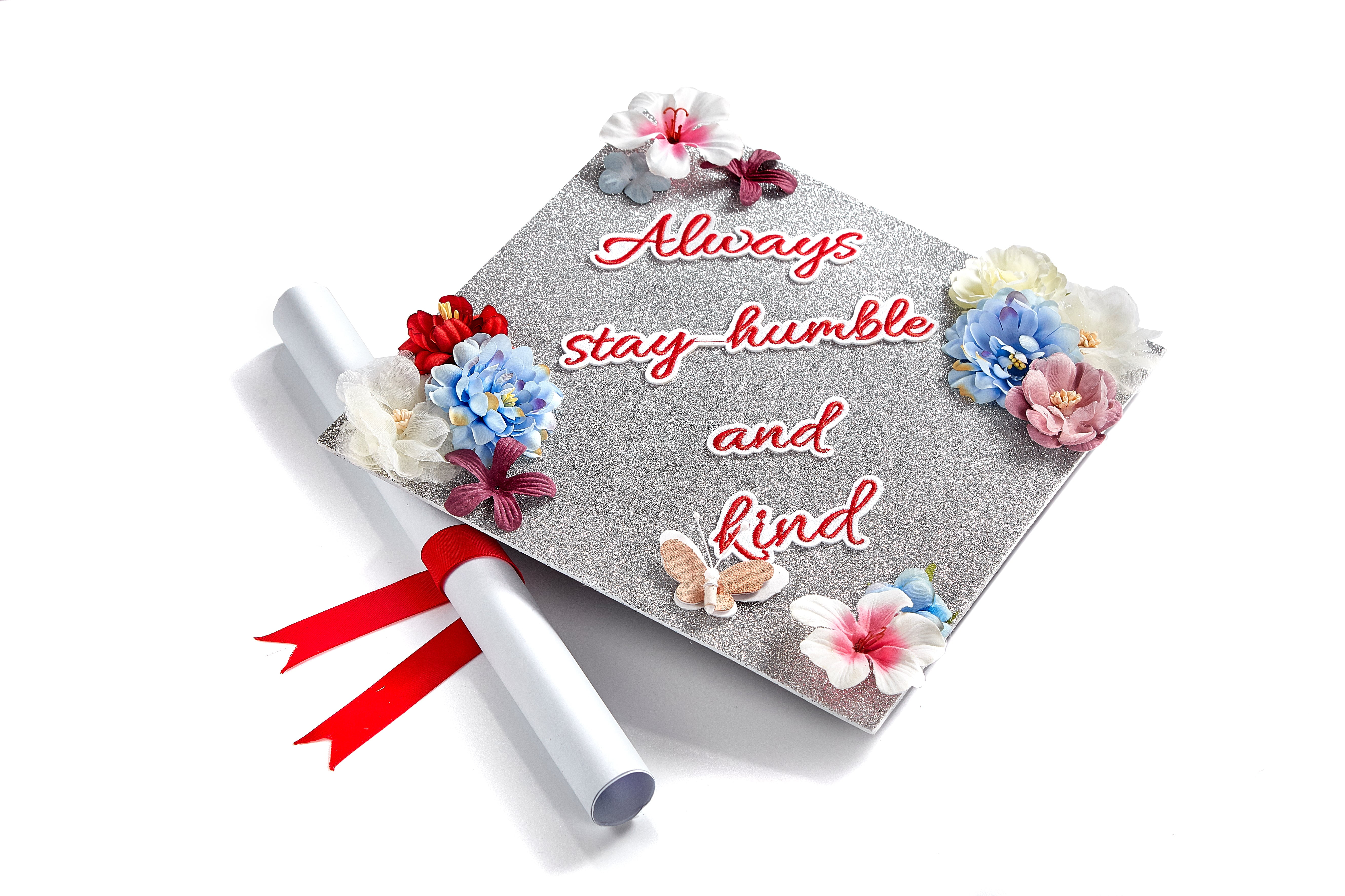 Handmade Graduation Cap Topper, Graduation Cap Decorations, Always Stay ...
