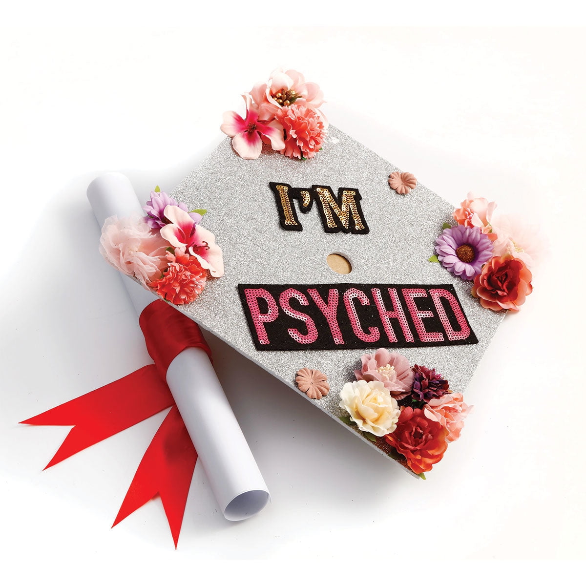 Handmade Graduation Cap Topper, Graduation Cap Decorations, I'm Psyched ...