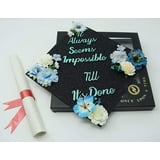 Handmade Graduation Cap Topper, Graduation Cap Decorations, It Always ...