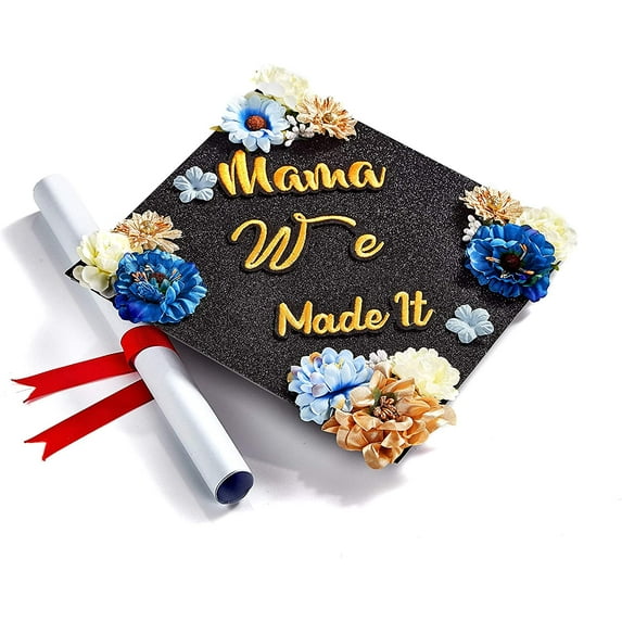 Handmade Graduation Cap Topper, Graduation Cap Decorations, Mama We ...