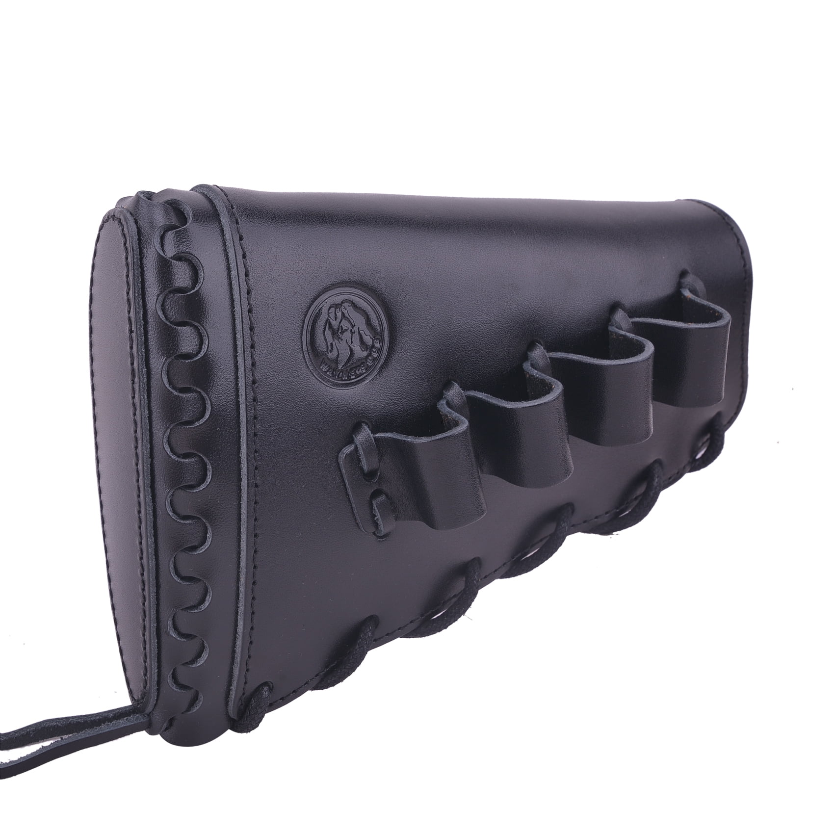 Handmade Grain Leather Shotgun Buttstock Pad Cartridge Shell Holder for ...