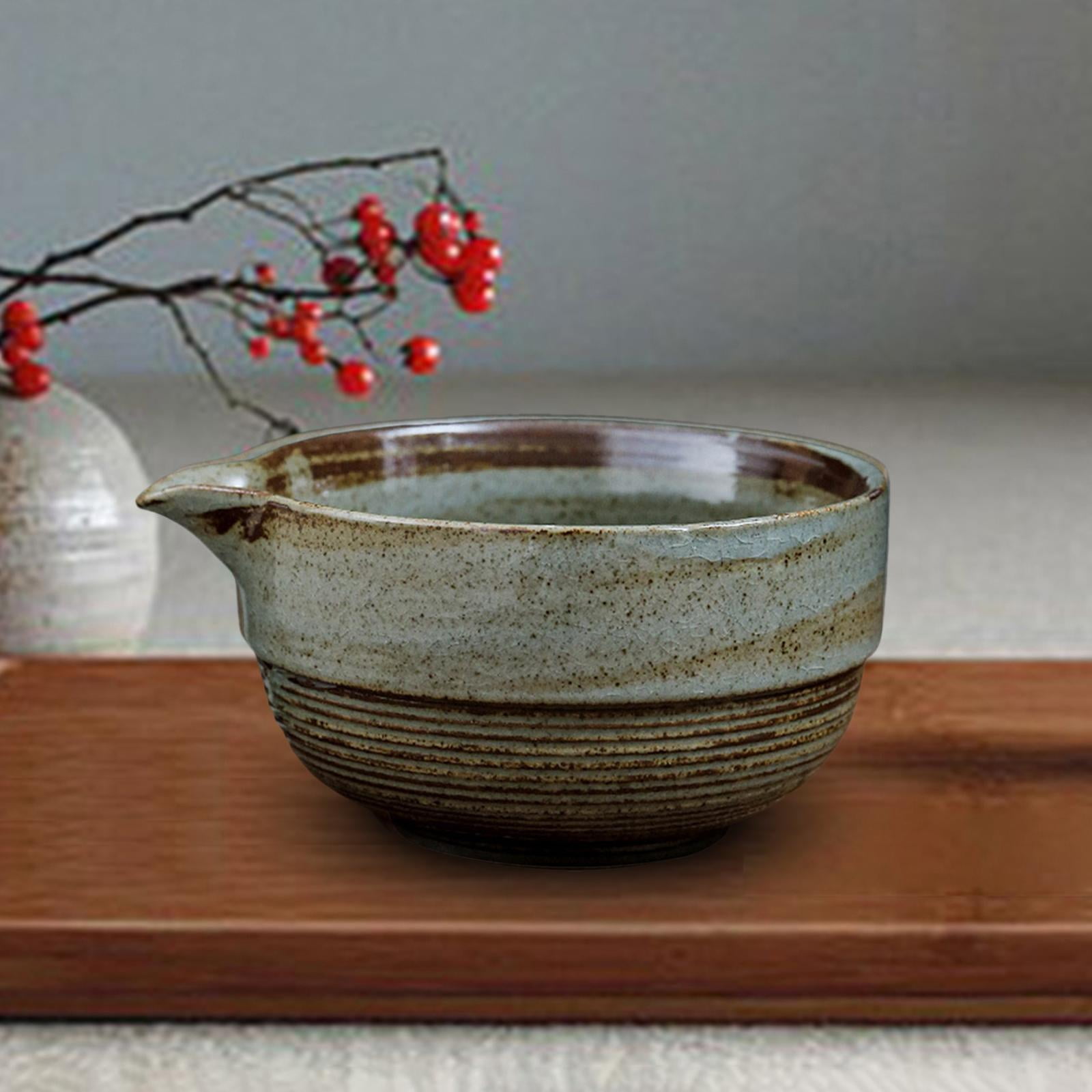 Handmade Green Tea Cup, Matcha Bowl, 480ml Ceramic Matcha Bowl for Tea ...