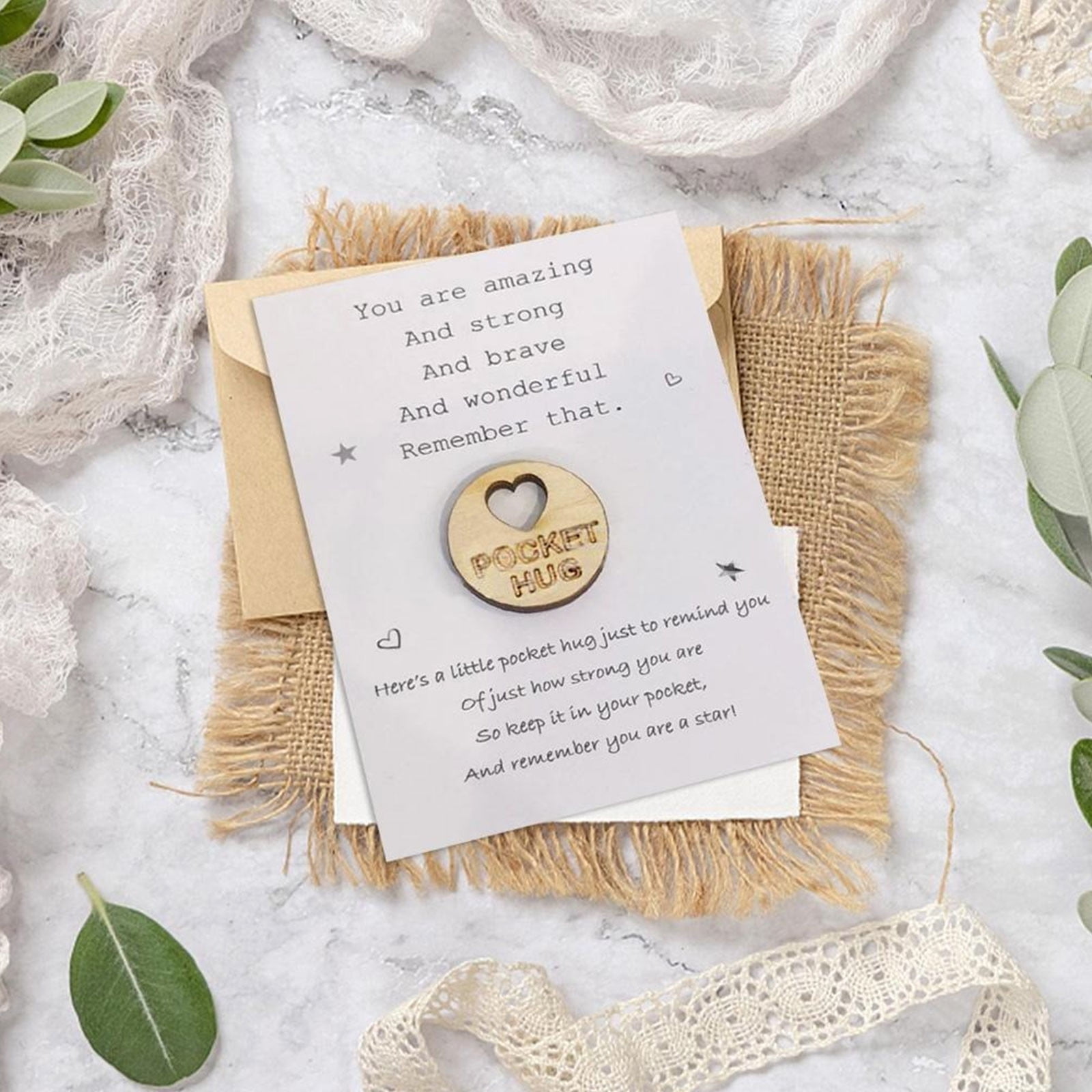 Handmade Greeting Card: You Are Amazing, Strong, and Wonderful - Pocket ...