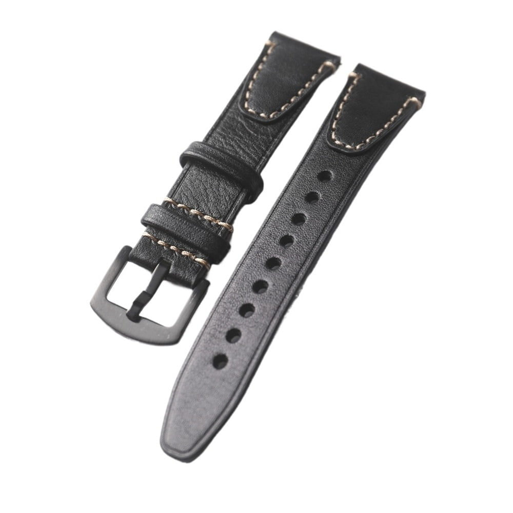 Handmade Head Leather Strap, 18 20 22MM Rubbed Color Aged Genuine ...