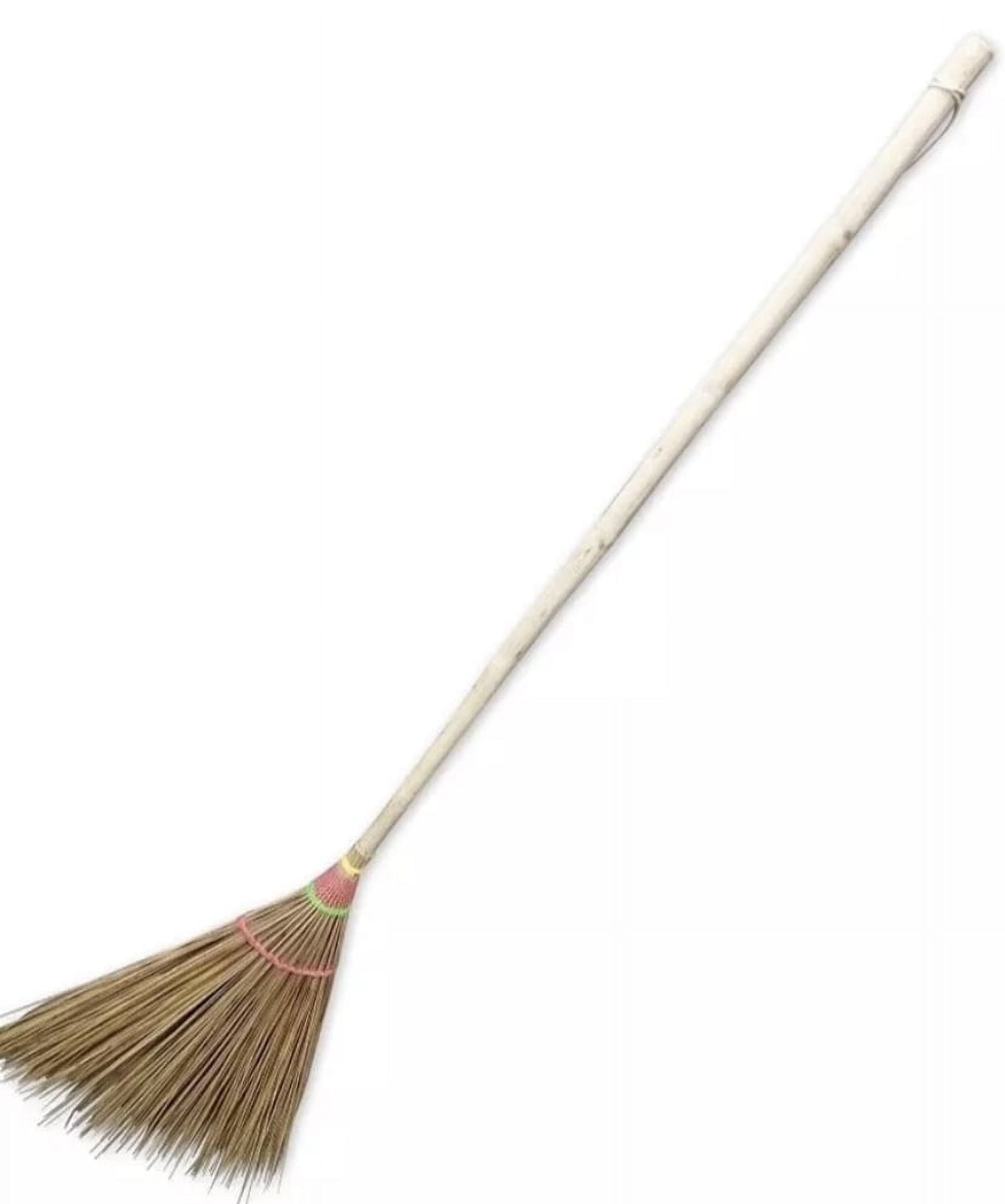 SN SKENNOVA Coconut Leaf Stick Street Broom, Indoor and Outdoor ...