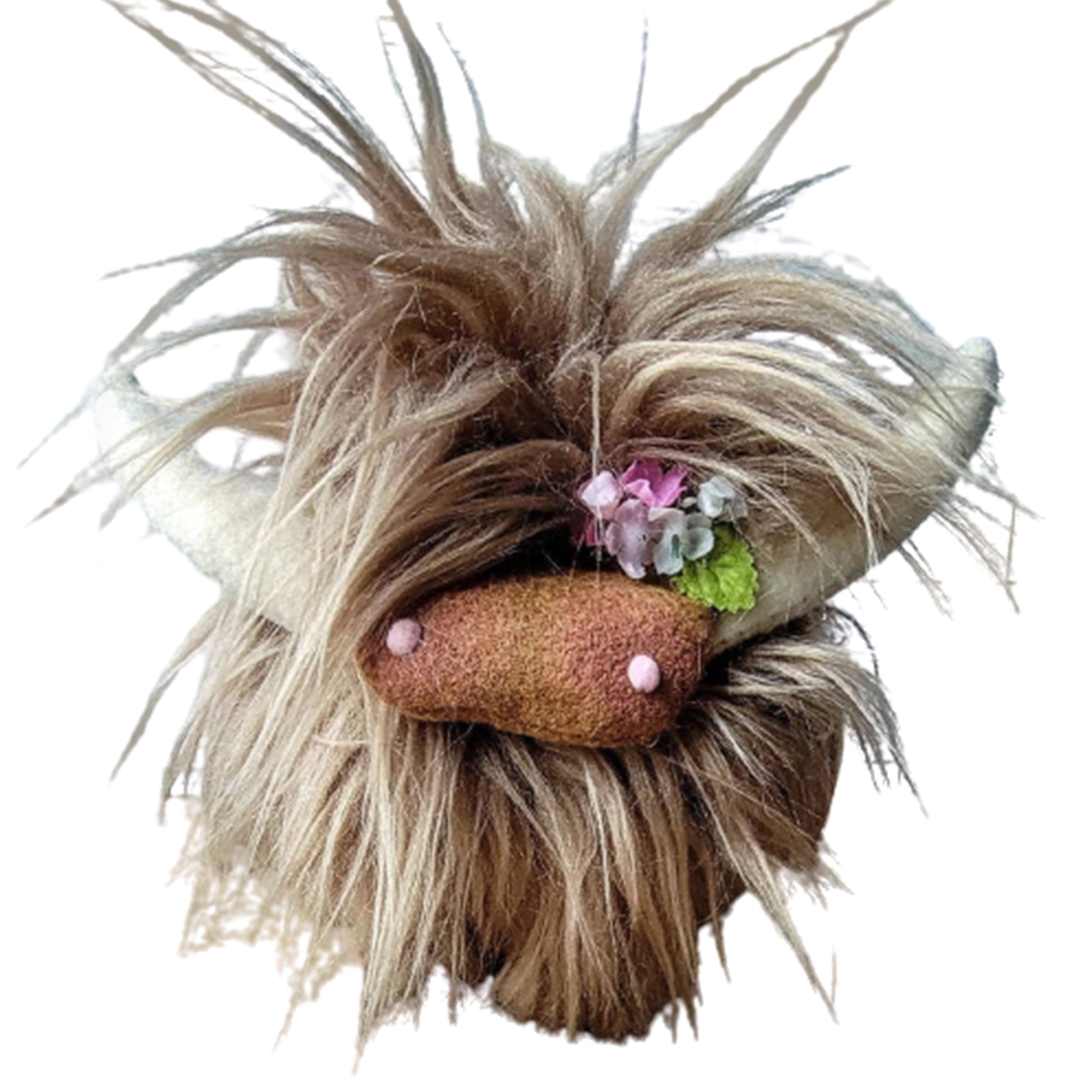 Handmade Highland Cow Gnomes, Rustic Nordic Dwarf Home Decoration ...