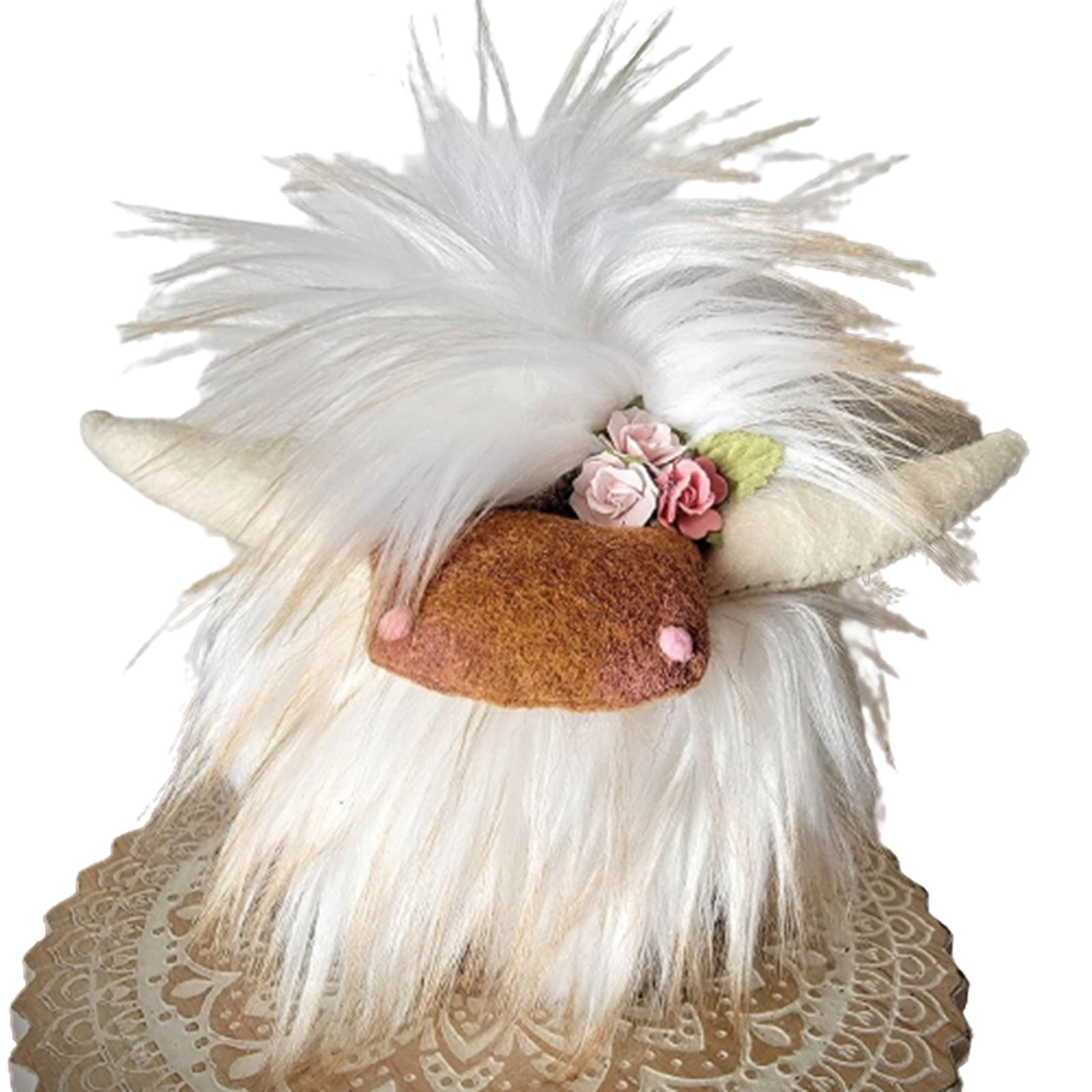 Handmade Highland Cow Gnomes, Rustic Nordic Dwarf Home Decoration ...