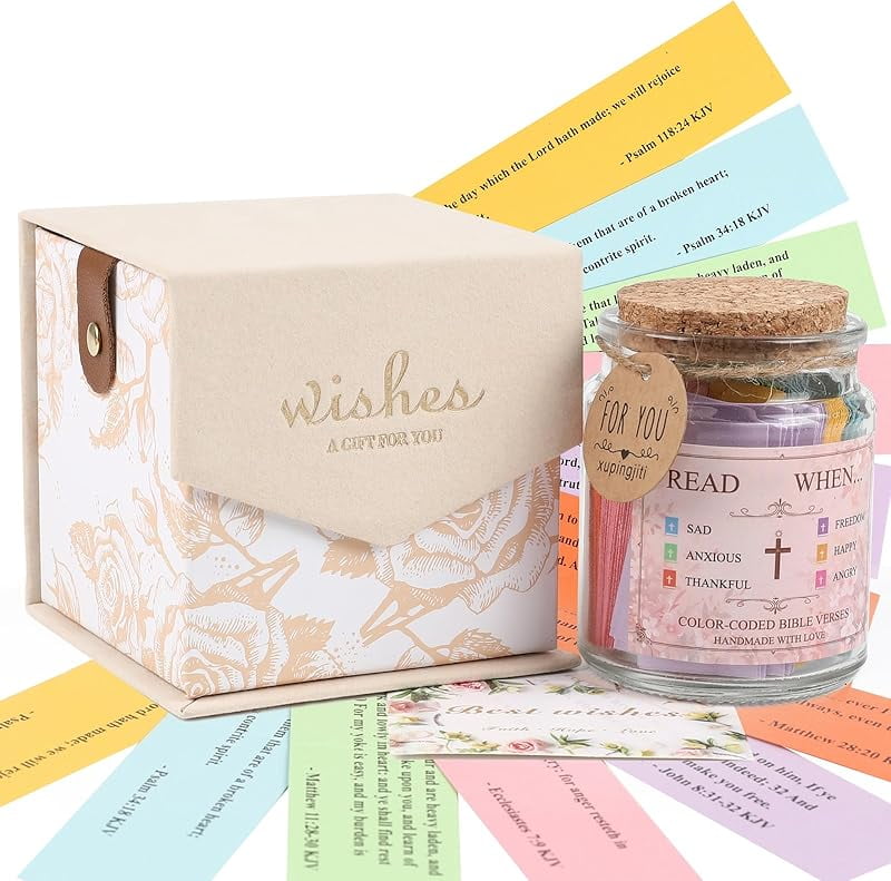 Handmade Jars Bible Verses in a Jar Hope Prayer Scripture Jar Church ...