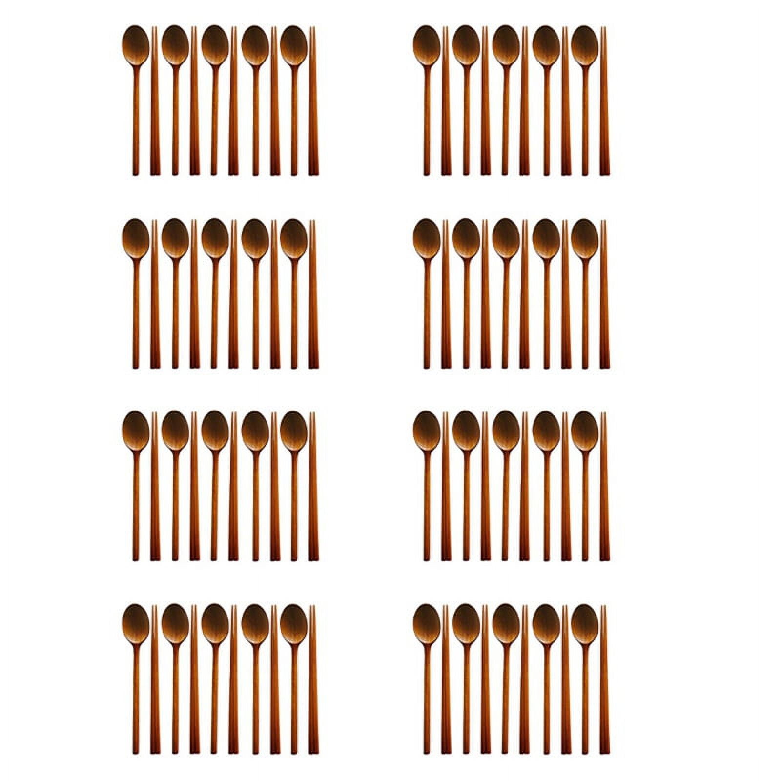 Handmade Jujube Tree Wooden Korean Dinnerware Combinations Utensil,40 ...