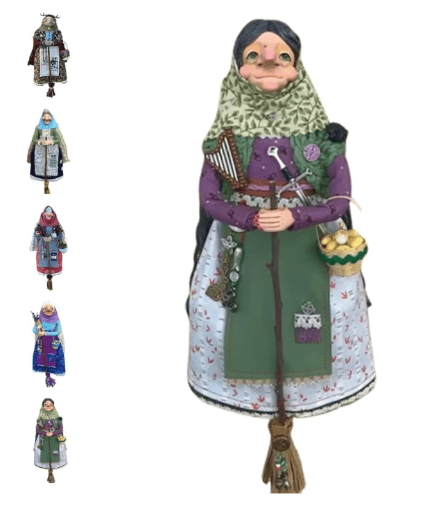 Handmade Kitchen Witch Doll, Kitchen Witch Doll for Good Luck, Witchs ...