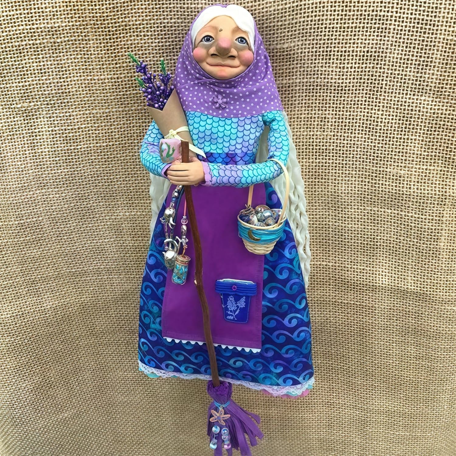 Handmade Kitchen Witch Doll, Kitchen Witch Hang on Door Decor, Kitchen ...