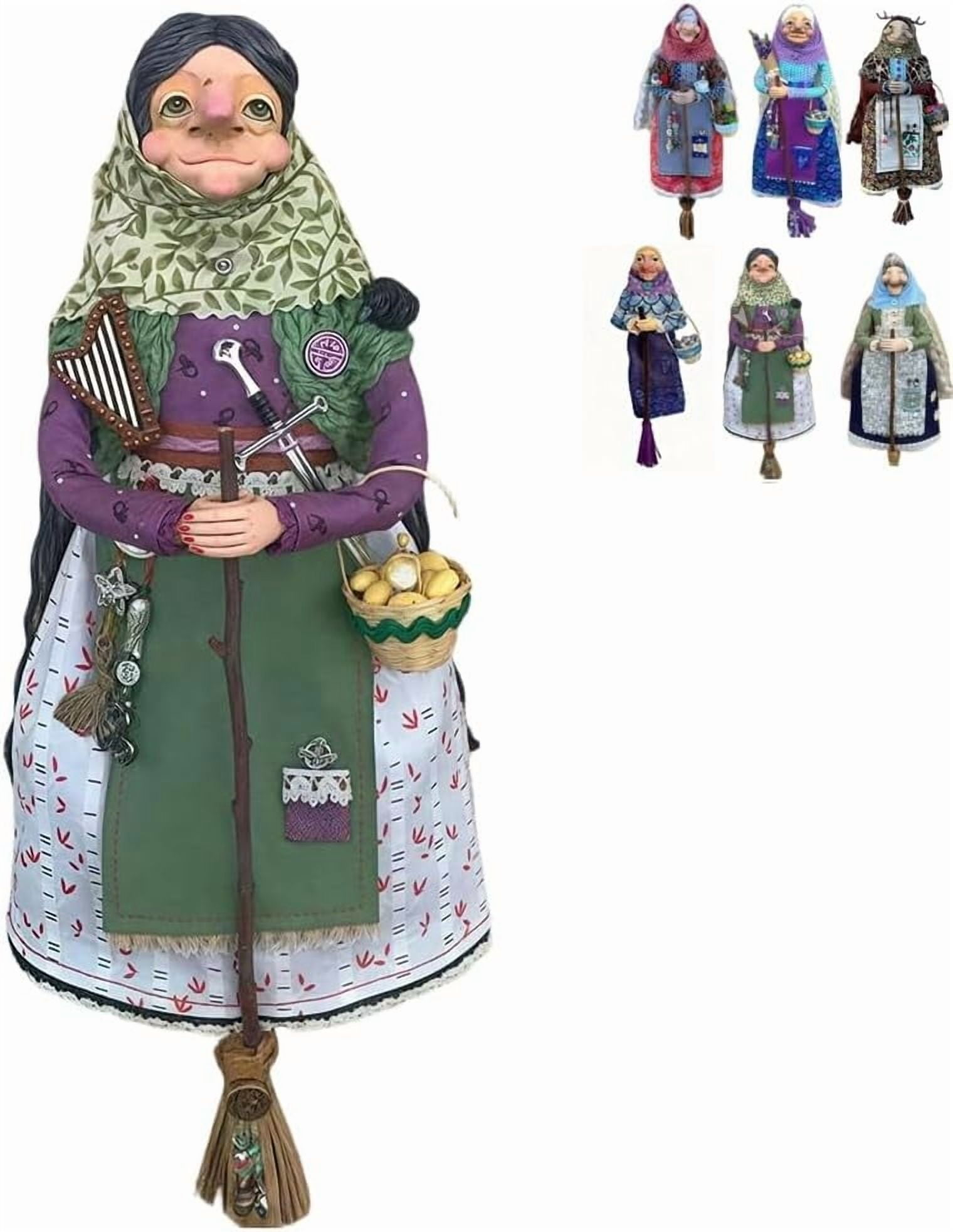 Handmade Kitchen Witch Dolls, Kitchens Witches Dolls Kit for Good Luck ...