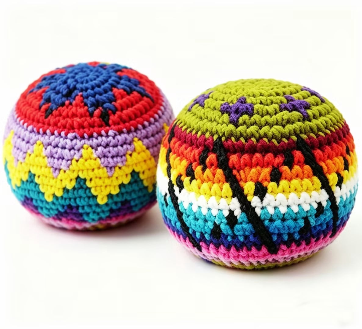 Handmade Knitted Footbag Sack 2026 Upgraded Assorted Foot Bag ...