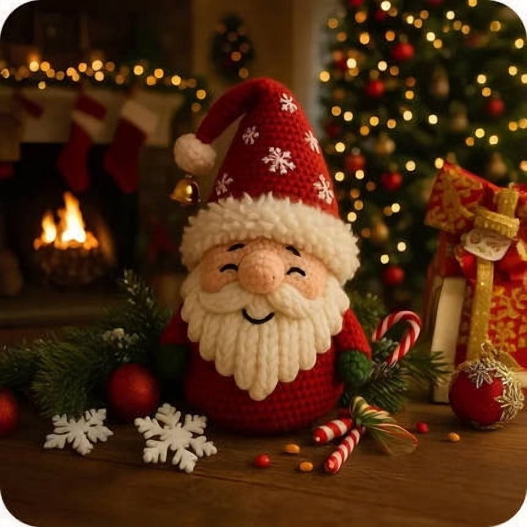 Handmade Knitting Gnomes, Crochet Dwarf Santa and Halloween Trickster ...