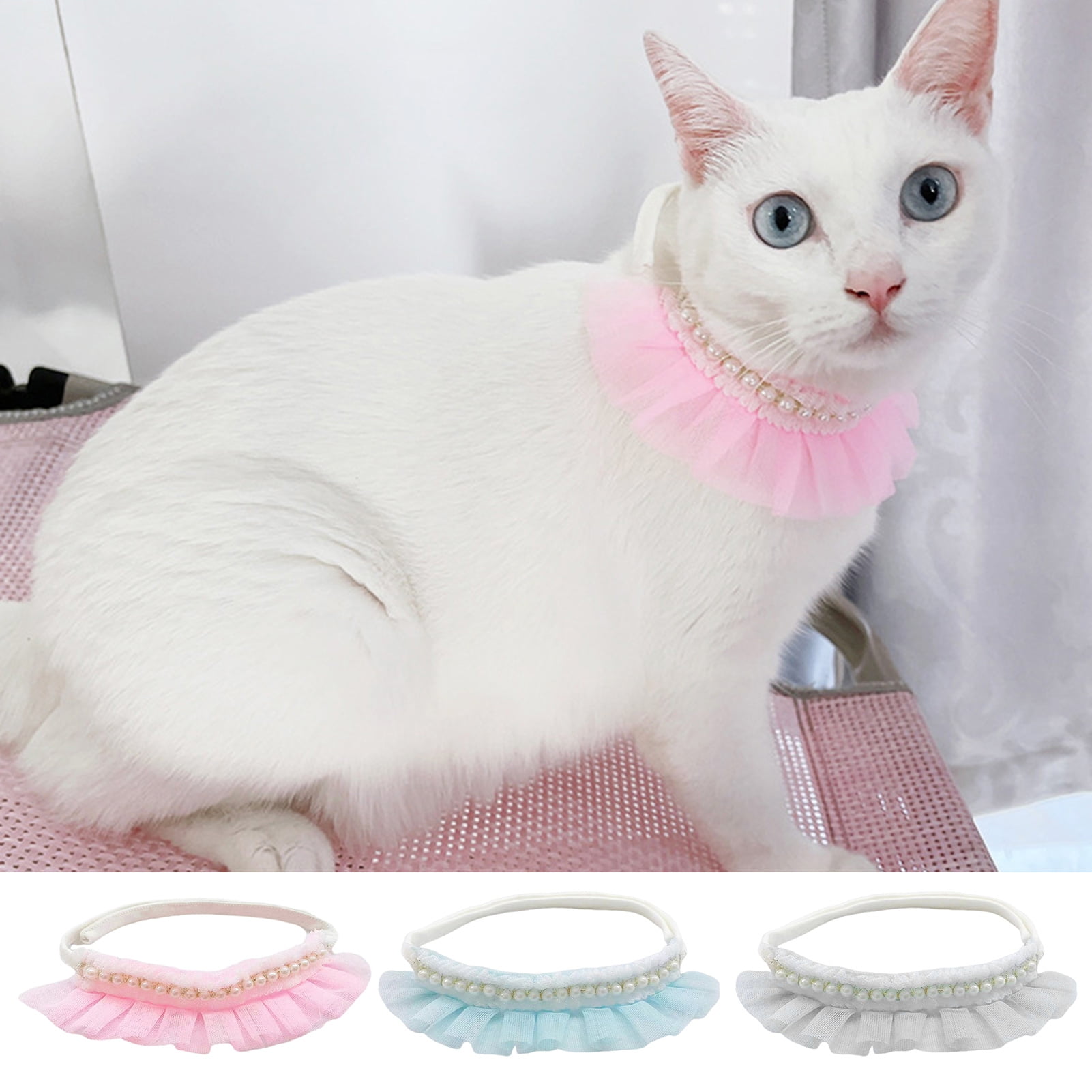 Handmade Lace Pet Wedding Bib - Adjustable Straps, Pearl Embroidery ...