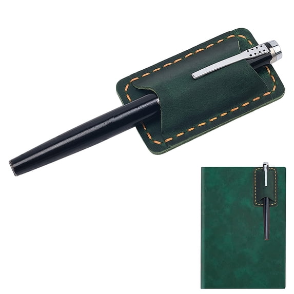 Handmade Leather Pen Holder Clip Cowhide Pen Loop Holder DIY for ...