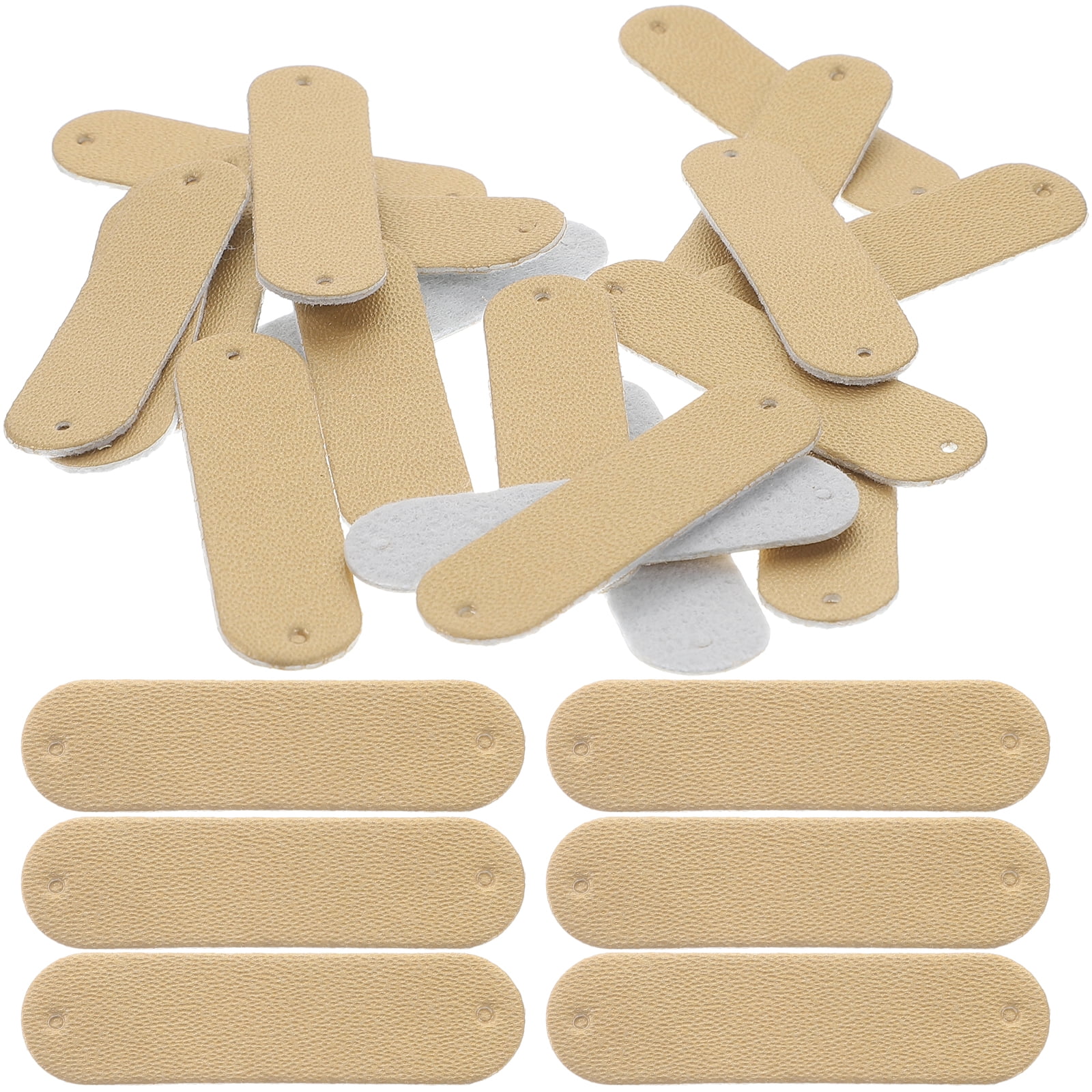 Handmade Leather Tag Braiding Accessories Clothes Label 100 Pcs Labels ...