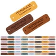 Handmade Leather Tags Crochet for Items 100 Pcs Label Handcraft Labels ...