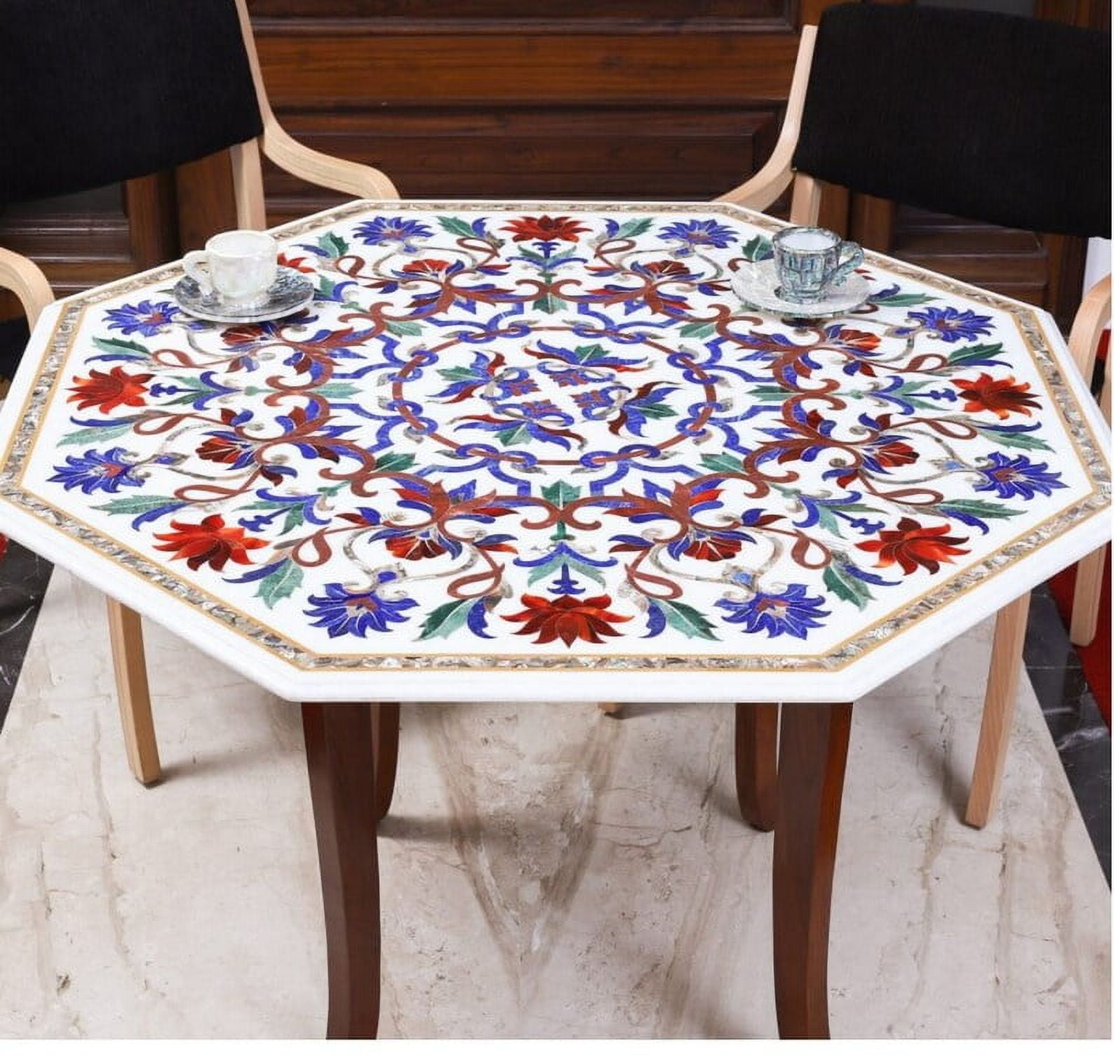 Marble Inlay Table Tops