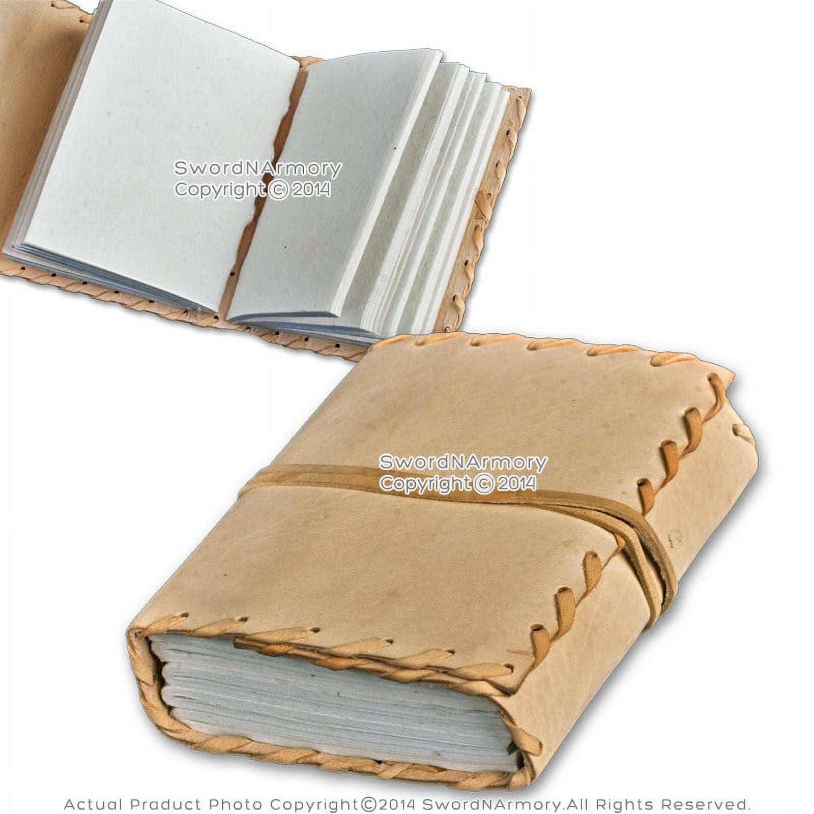 Handmade Medieval Renaissance Leather Journal Notebook Stiched Edges ...