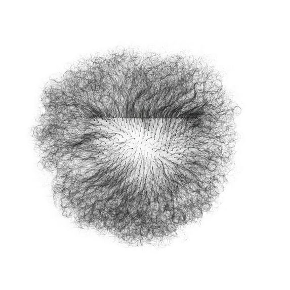 Handmade Men Fake Chest Hair Synthetic Hair Body Hair Adding Hair ...