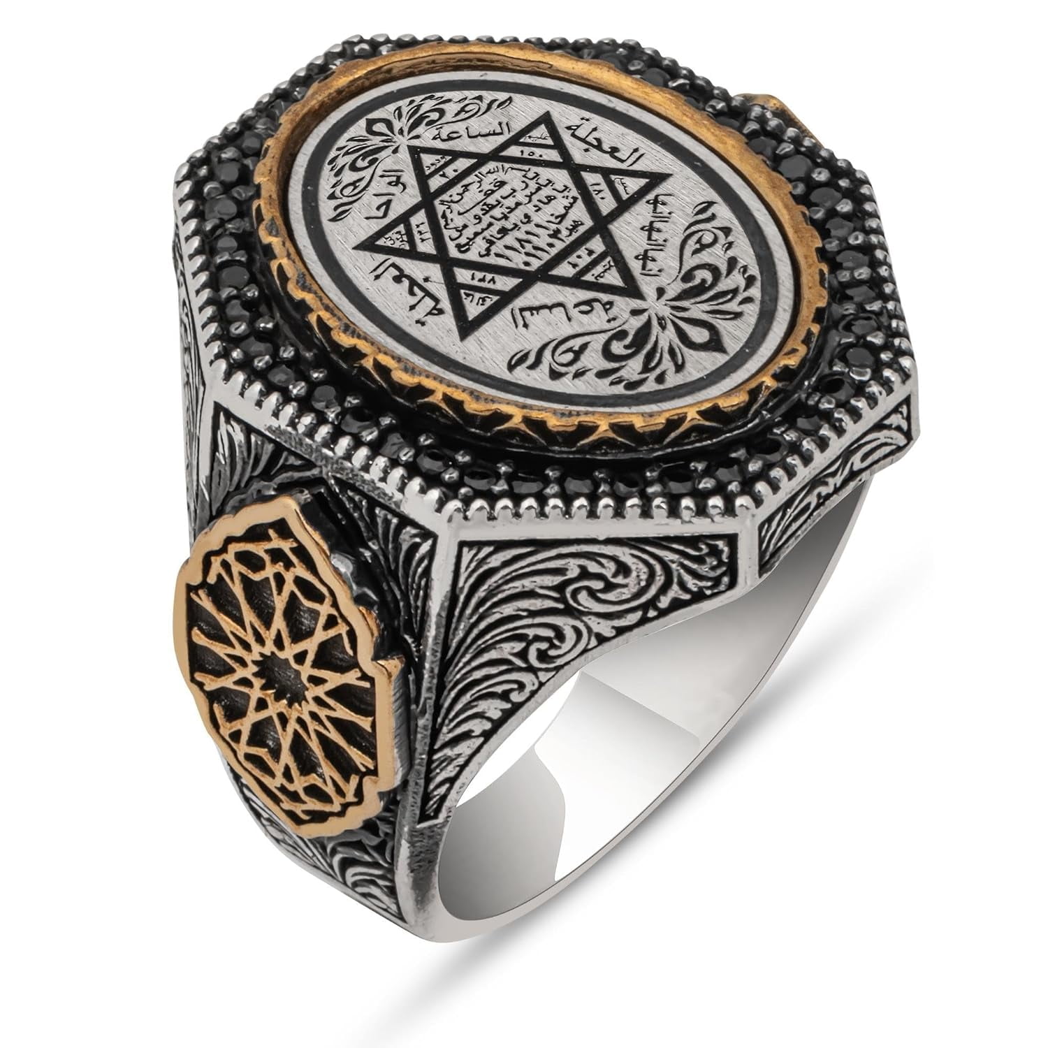Handmade Mens Ring-Aging Style-Signet Ring Mens-Jewelry Gift For Mens ...