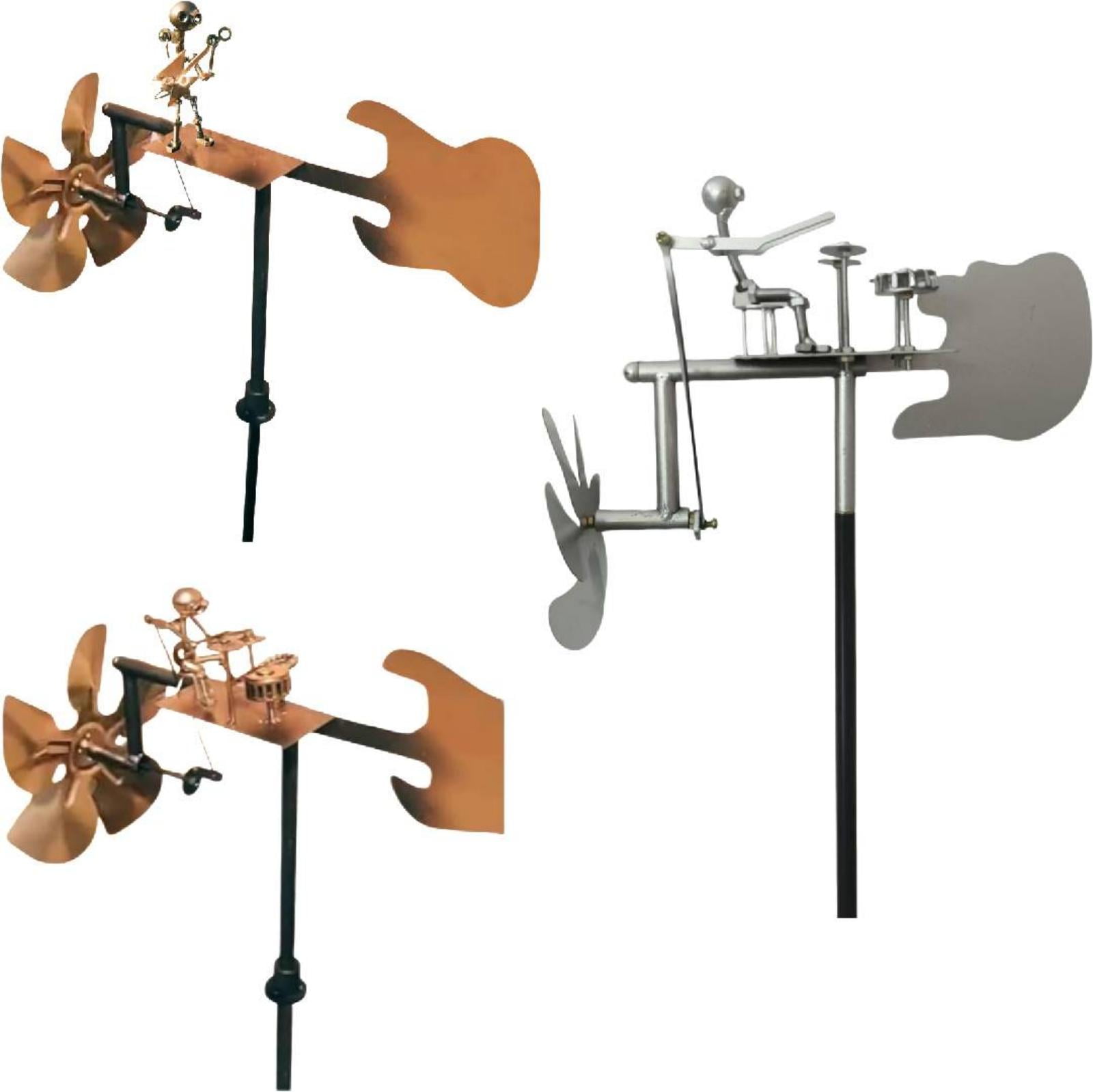 Handmade Metal Drummer Windmill, Drummer Windmill Garden Decoration ...