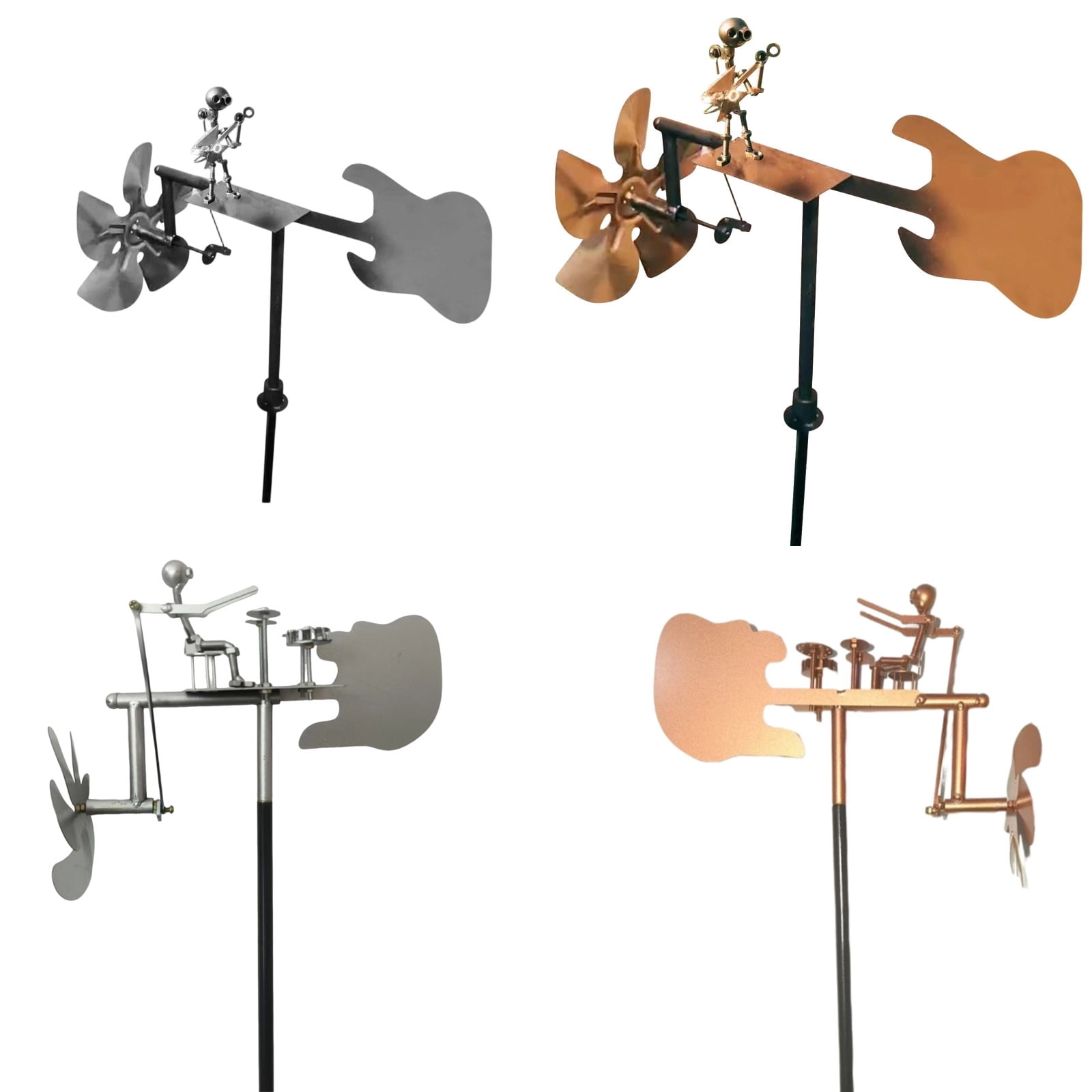 Handmade Metal Drummer Windmill, Drummer Windmill Garden Decoration ...