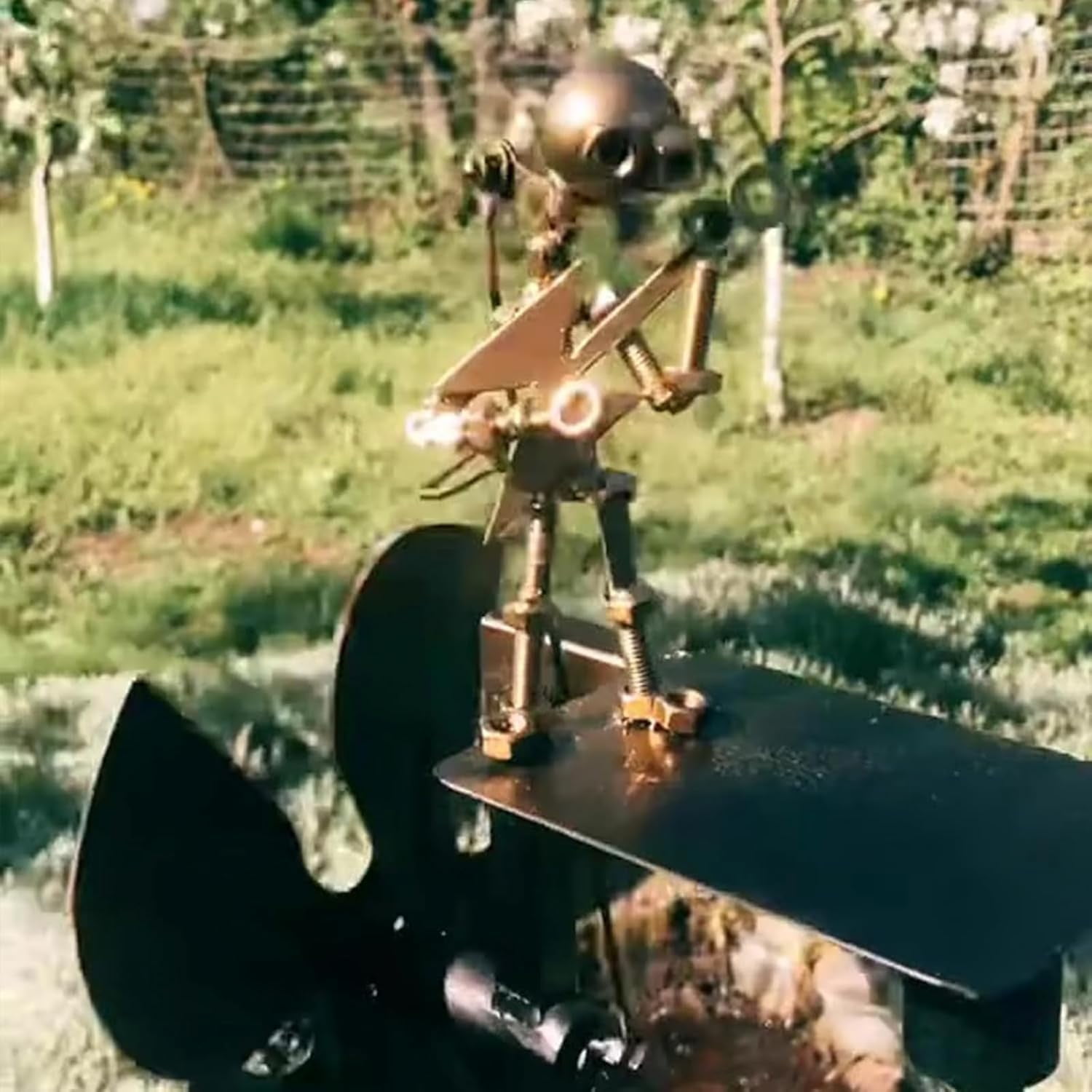 Handmade Metal Drummer Windmill, Percussionist Music Figurines ...