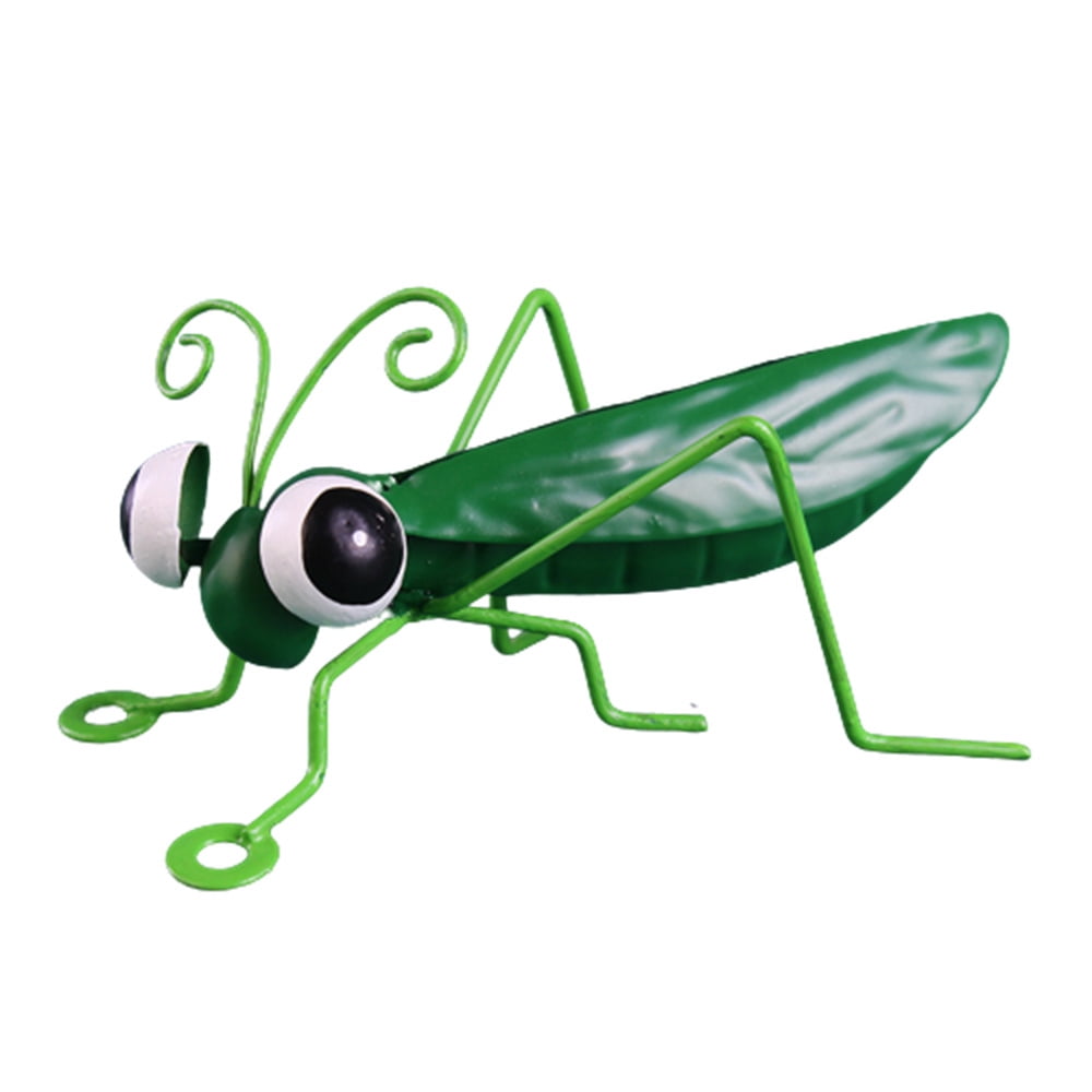 Handmade Metal Grasshopper Garden Decor Outdoor Wall Art Garden Statues ...