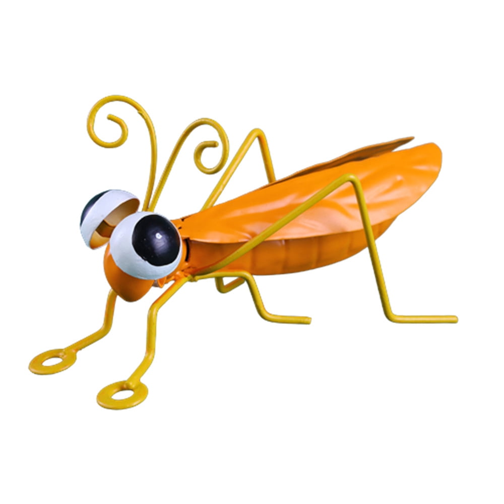 Handmade Metal Grasshopper Garden Decor Outdoor Wall Art Garden Statues ...