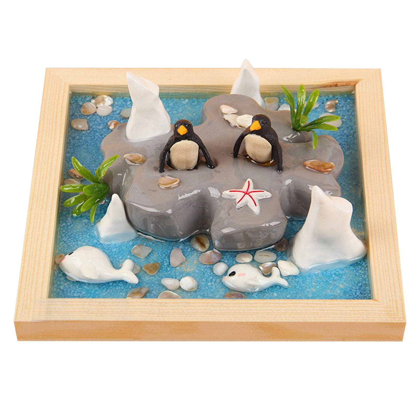 Handmade Micro Scene Little Red Riding Hood Material Kit Glue Light ...