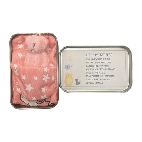 Handmade Mini Plush Teddy Bear in Box, Little Bear in A Box, My Little ...