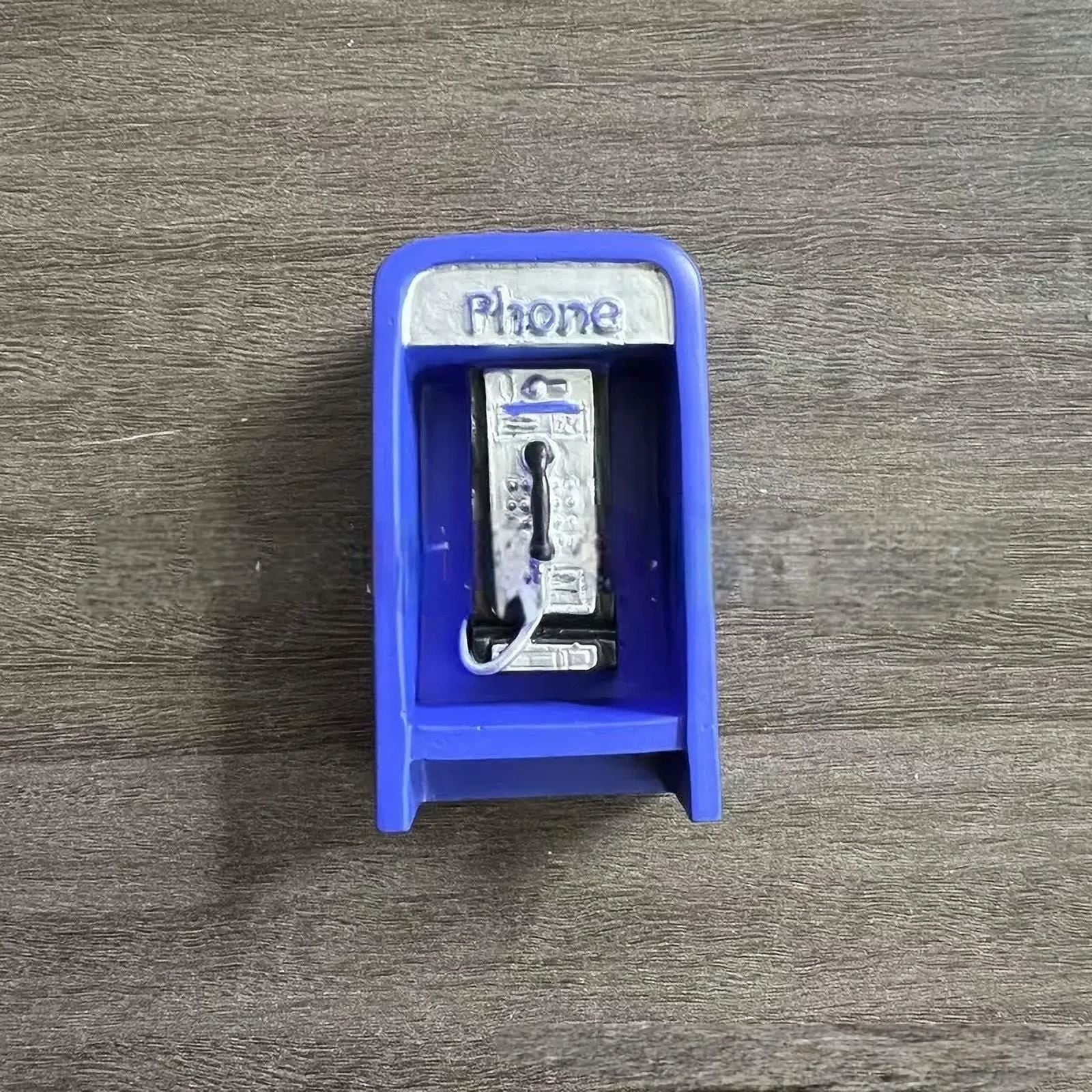 Handmade Miniature American Payphone In 1:12 Scale American Street ...