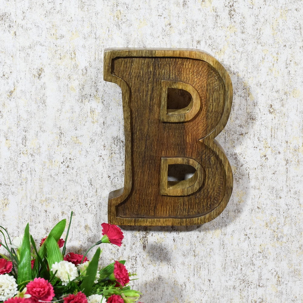 Handmade Modern "B" Alphabet Letter Block For Study Room, Kids Room ...