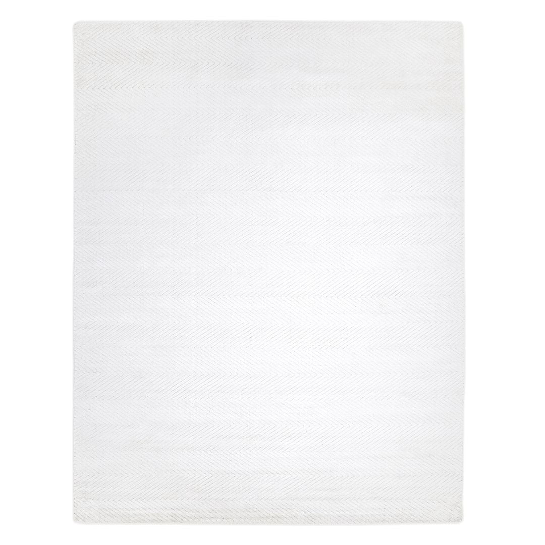 Handmade Modern Contemporary Ivory Area Rug 3 x 5 - Walmart.com