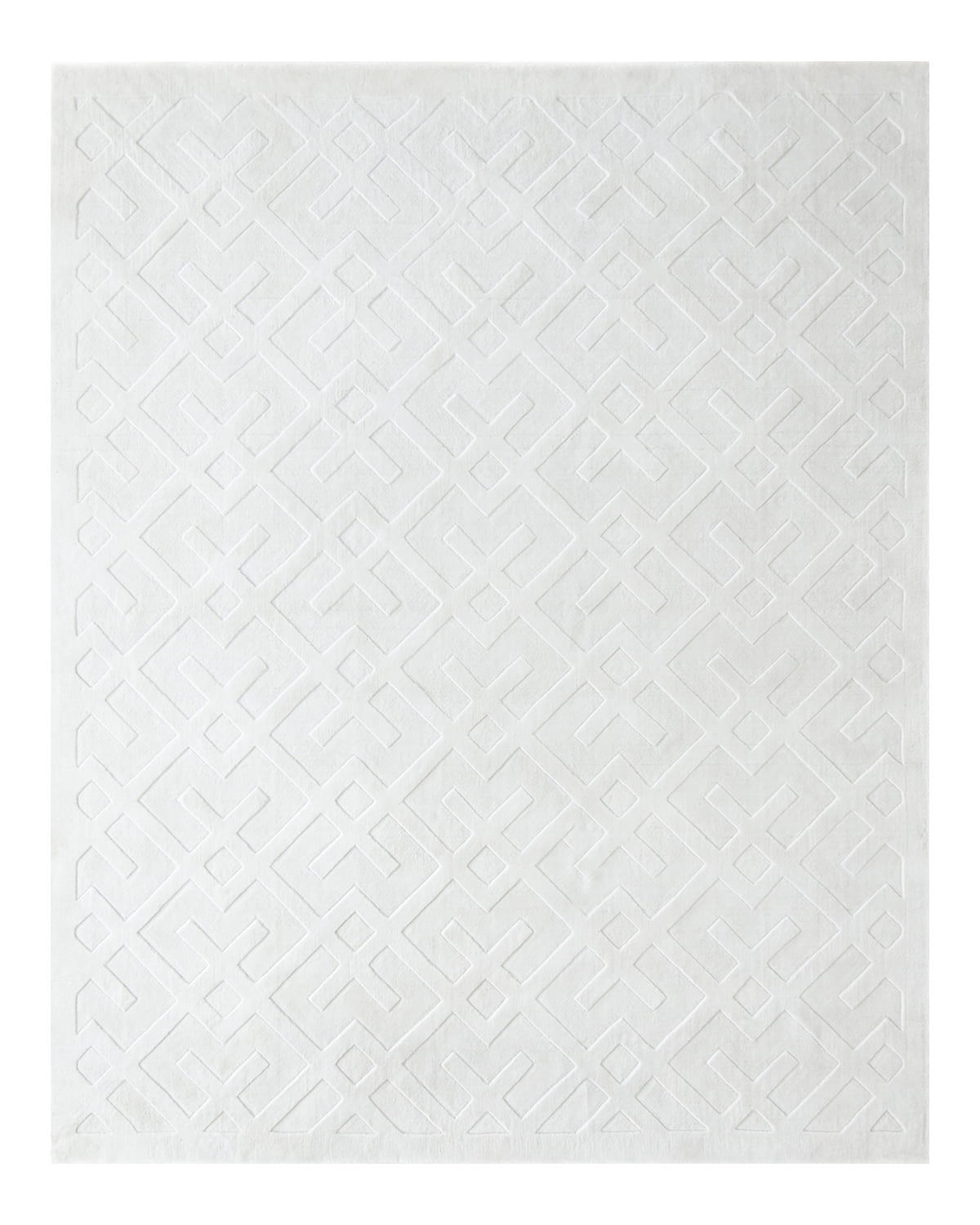 Handmade Modern Contemporary Ivory Area Rug 8 x 10 - Walmart.com