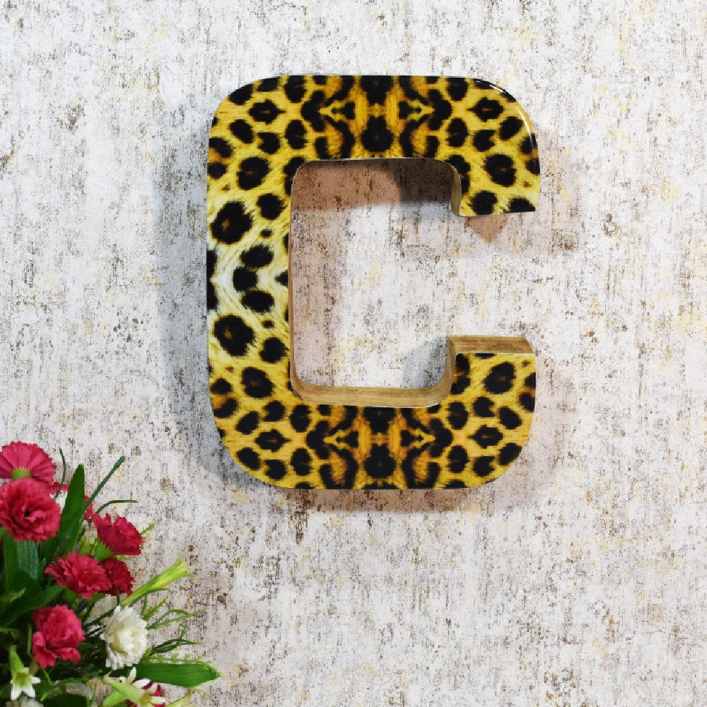 Handmade Modern Eco-Friendly "C" Alphabet Letter Block For Study Room ...