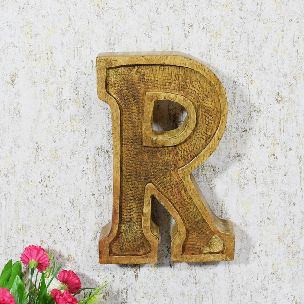Handmade Modern "R" Alphabet Letter Block For Study Room, Kids Room ...