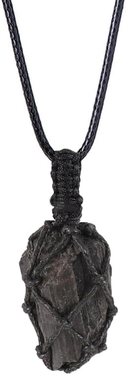 Handmade Natural Gemstone Crystal Pendant Necklace Stone Holder ...