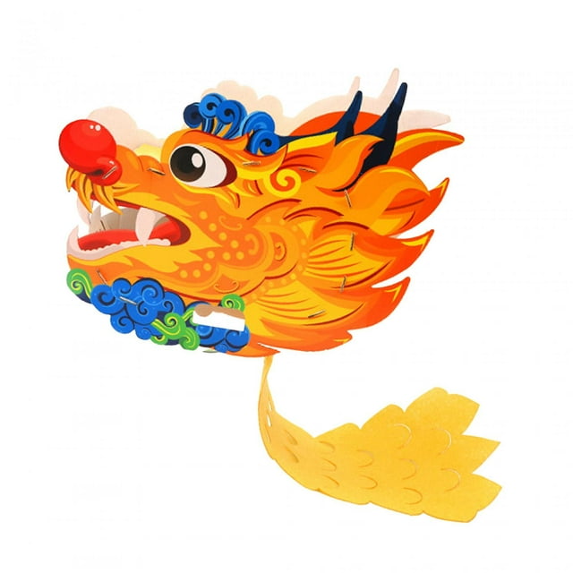 Handmade Paper Dragon Accessories Decor Practical Prop Kids Toy Lovely ...