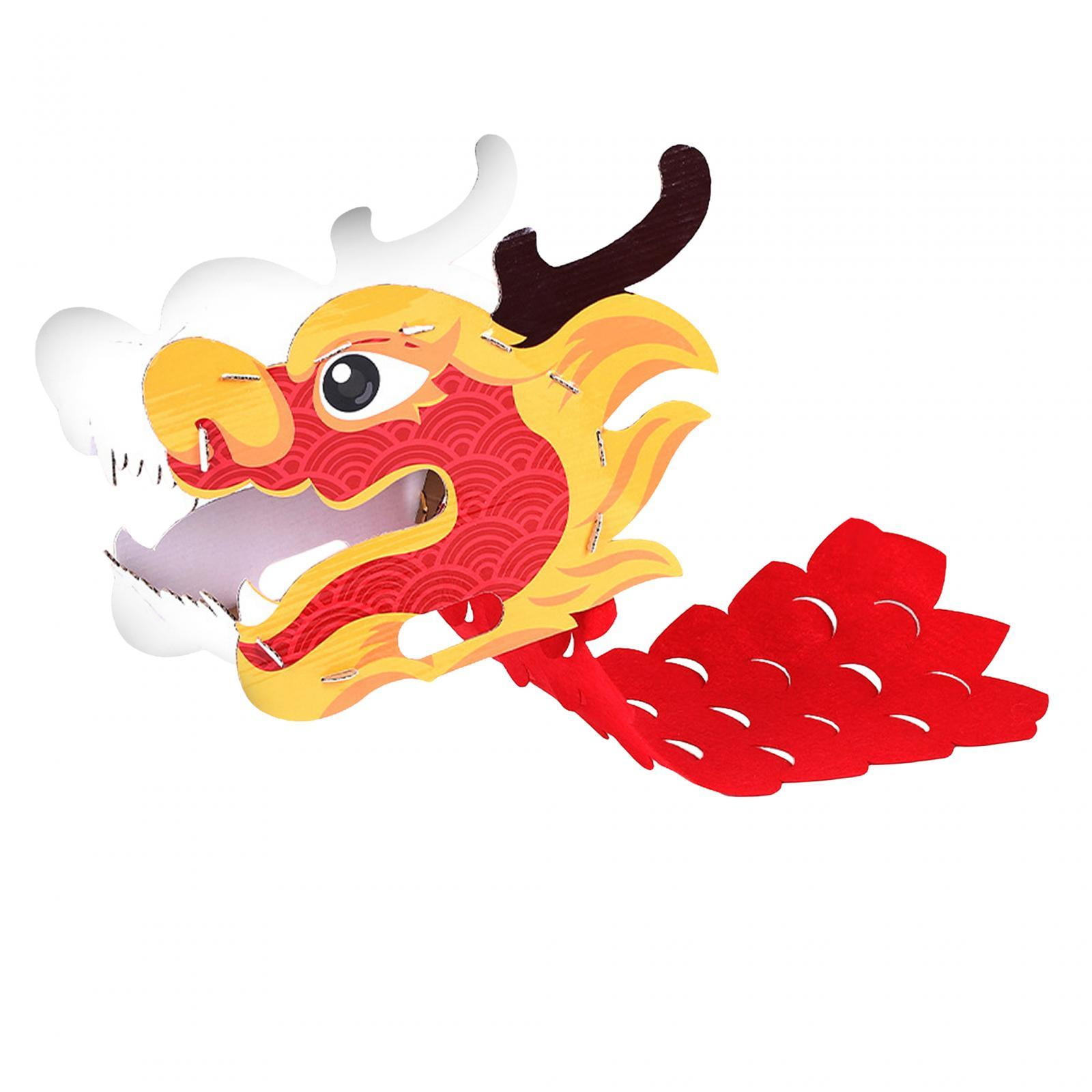 Handmade Paper Dragon Accessories Decor Practical Prop Kids Toy Lovely ...